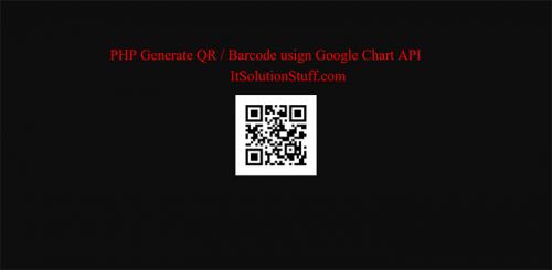 آموزش php : ساخت qr code با استفاده از Google Chart API